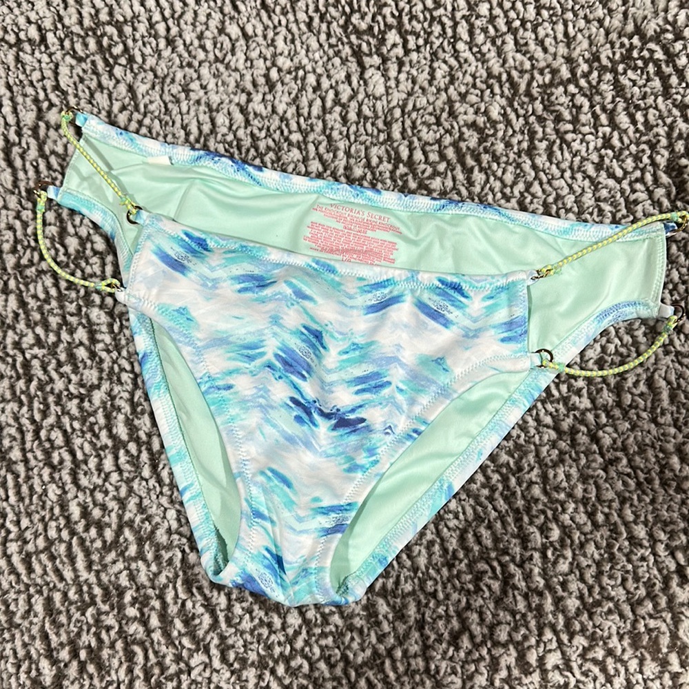 Blue & Turquoise Bikini Bottom - Gem